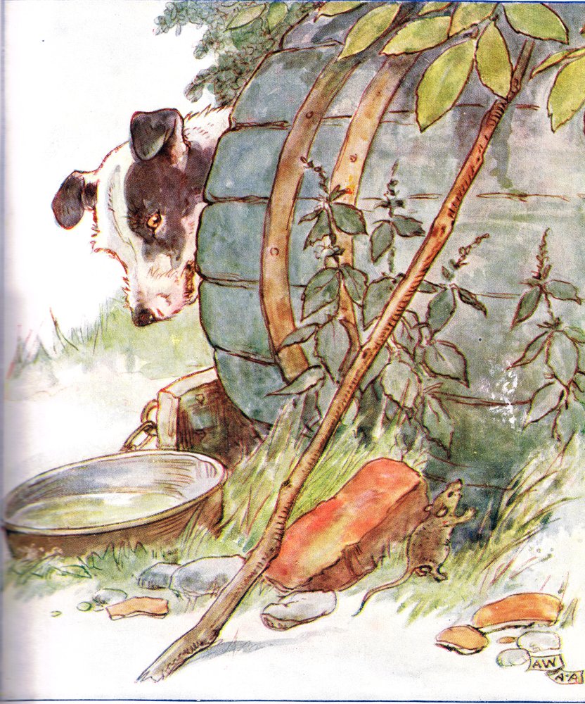 „Pewnego dnia podrapałem bok starej hodowli Nipper's”, ilustracja z ...