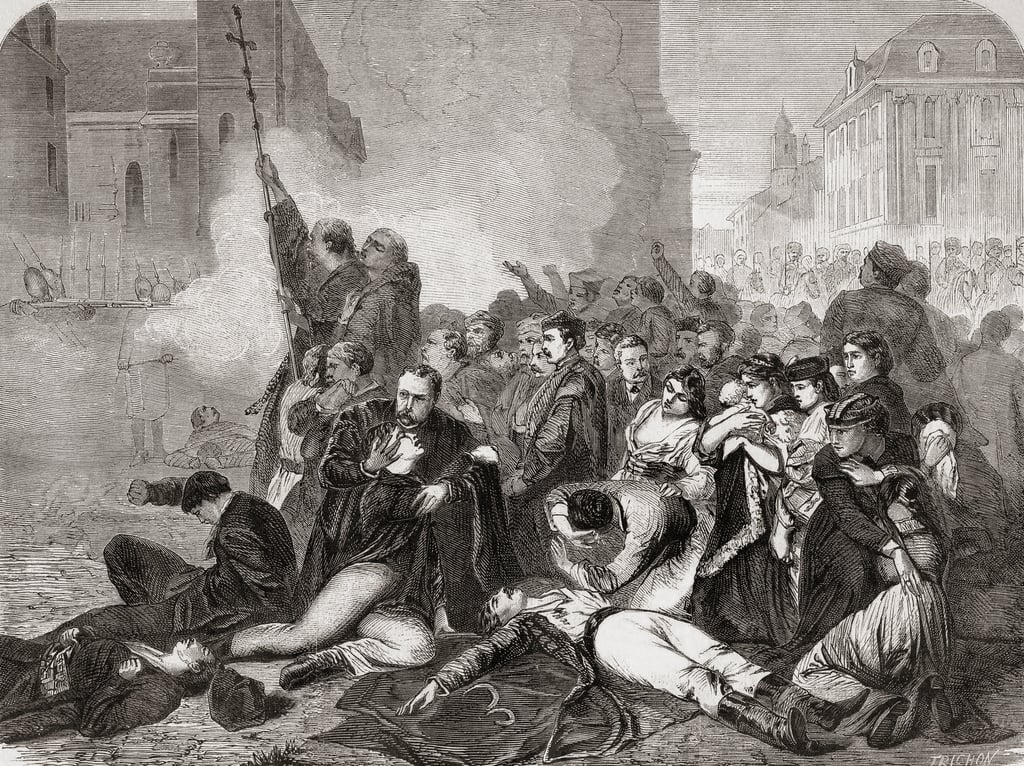 Masakra ludności cywilnej na Placu Zamkowym w Warszawie 8 kwietnia 1861 ...