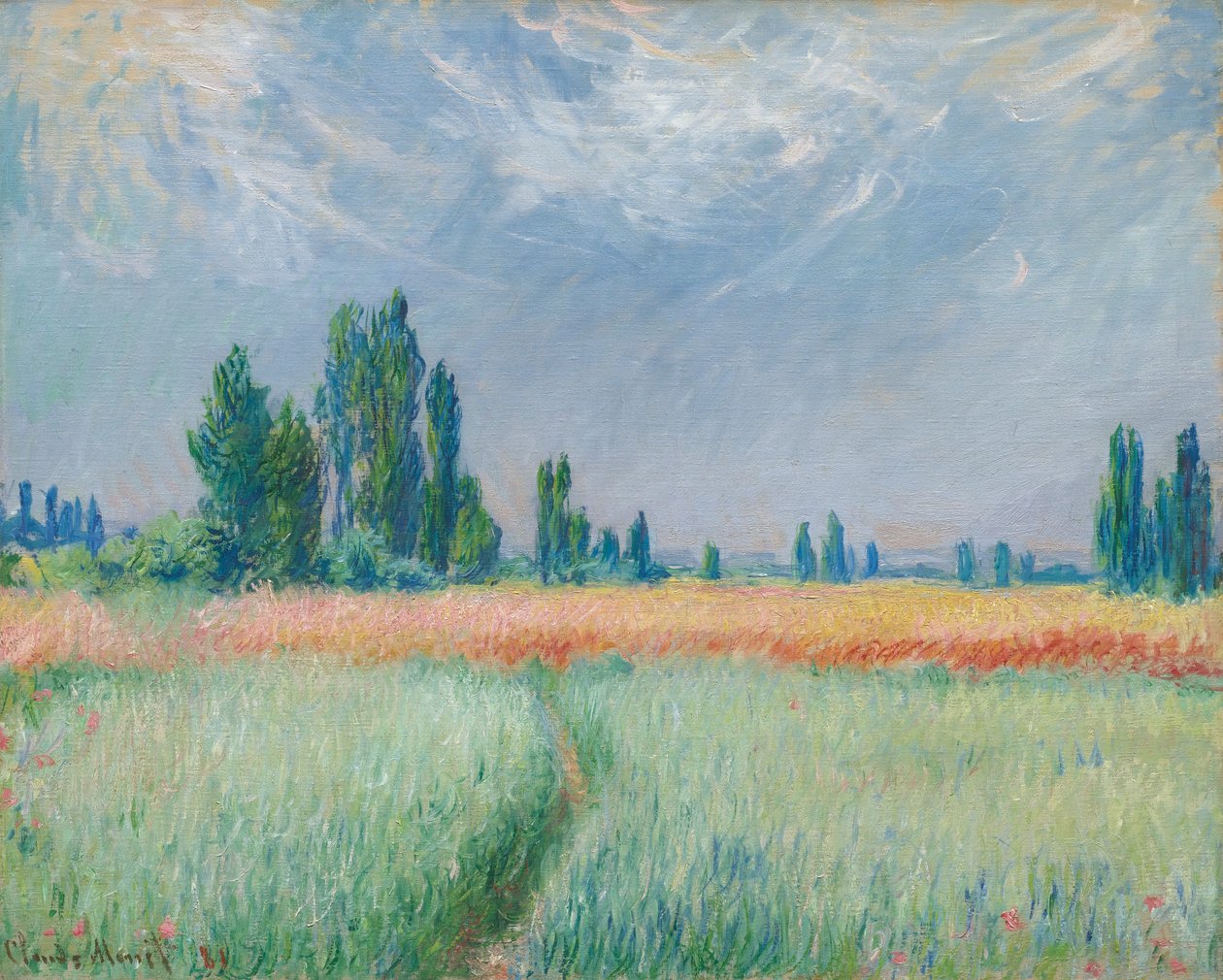 Pole pszenicy | Claude Monet | Wydruk artystyczny