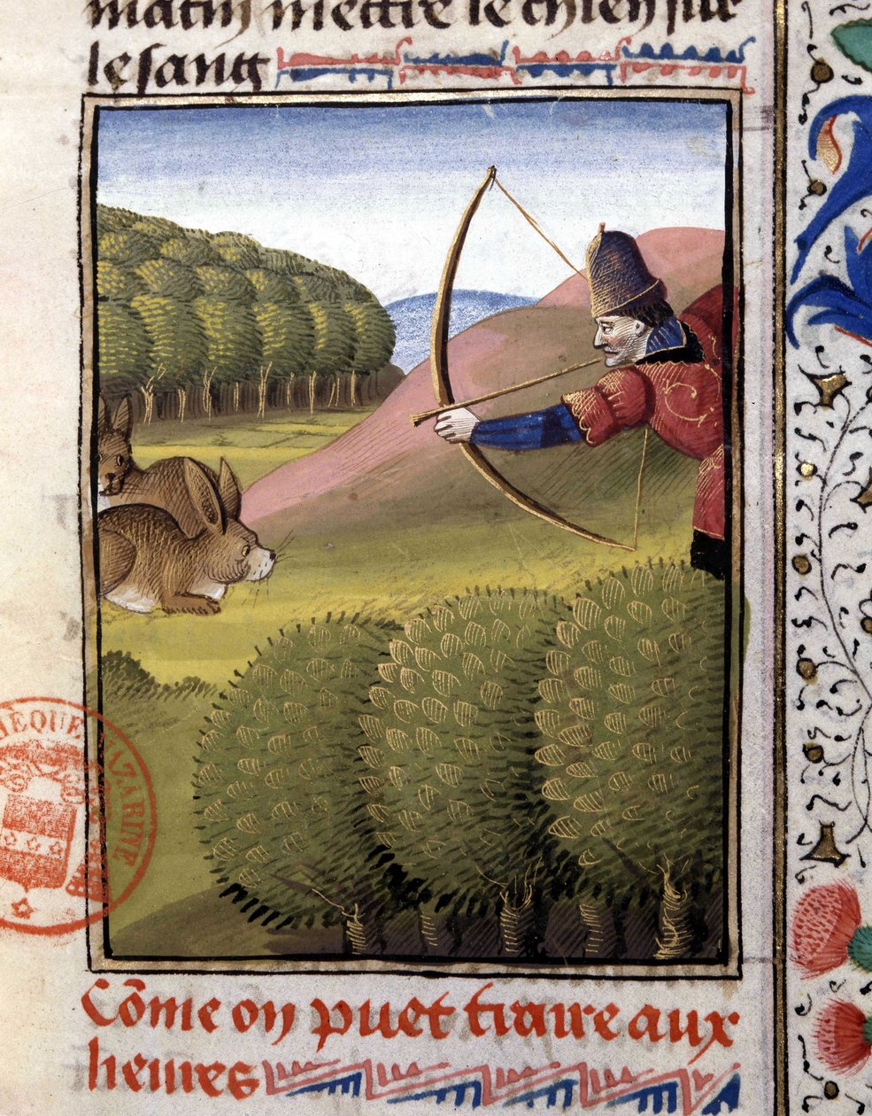 Polowanie na łuk: zając - w „Księdze polowań Gastona Phoebusa, hrabiego ...