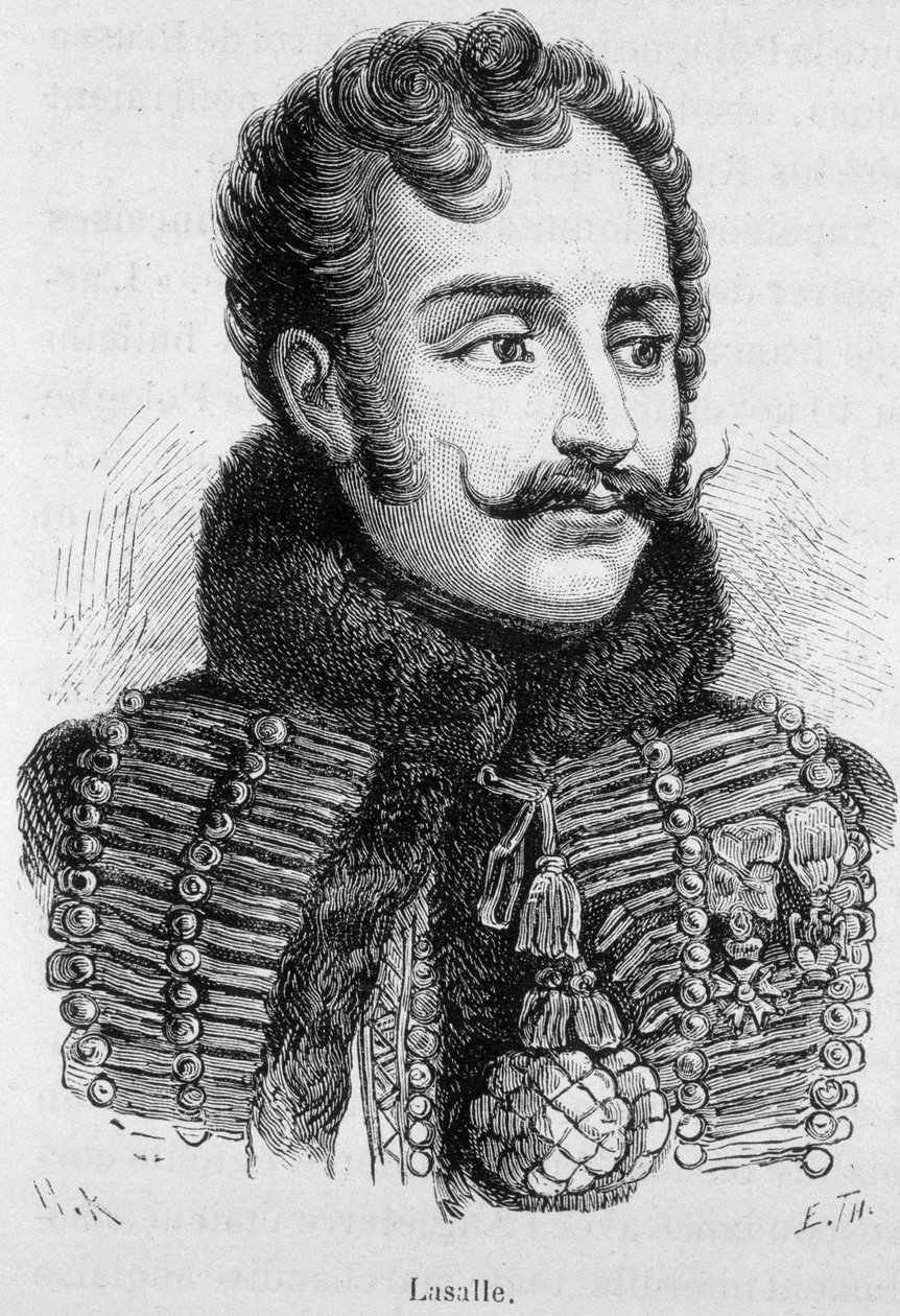 Portret Antoine Charles Louis, hrabiego Lasalle, francuskiego generała ...