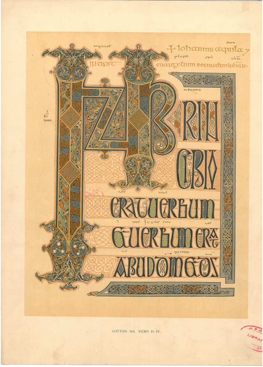 Tablica z 'Illuminated Manuscripts in the British Museum: Miniatures ...