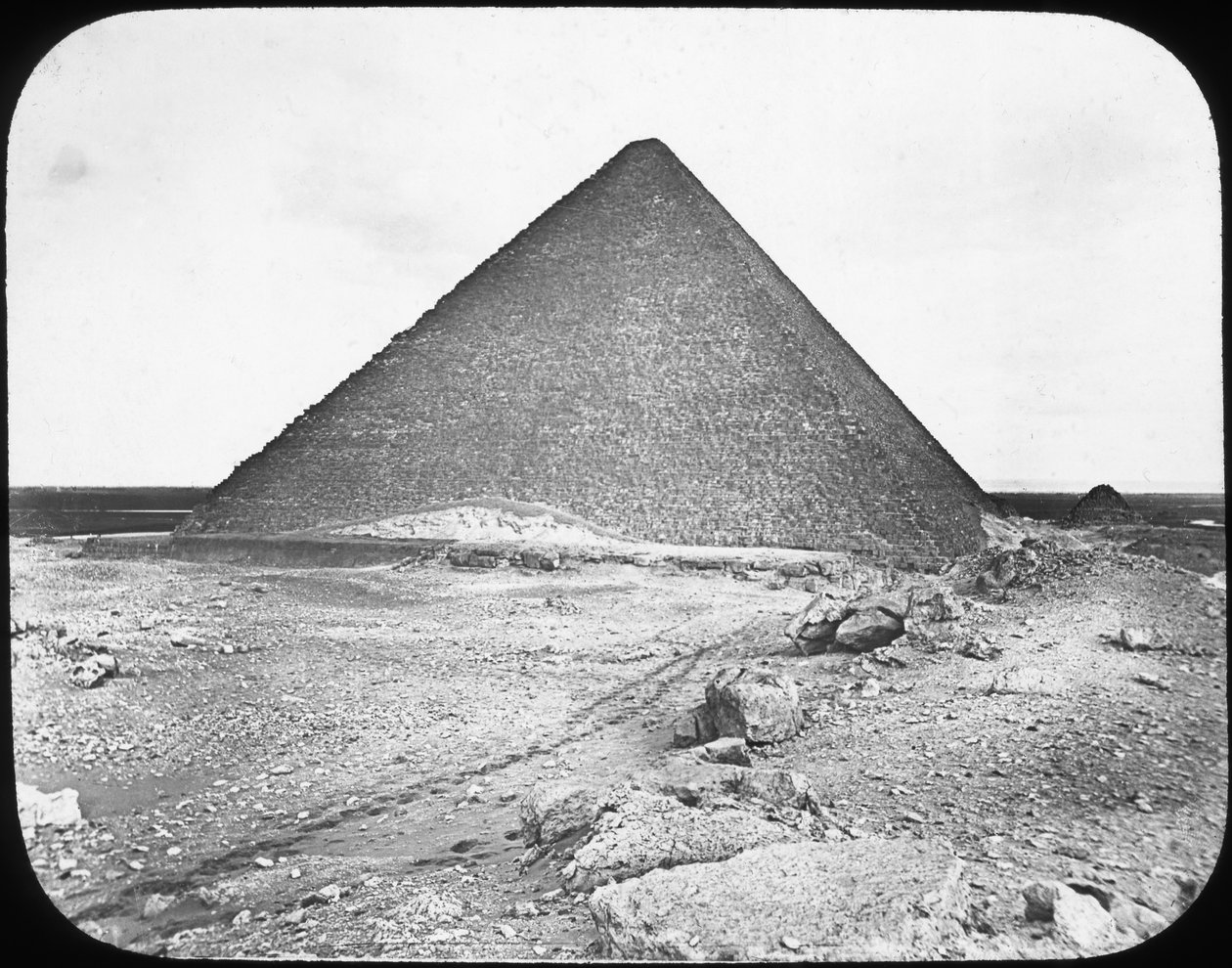 Wielka Piramida Cheopsa Cheopsa, Giza, Egipt, ok. 1890 r.