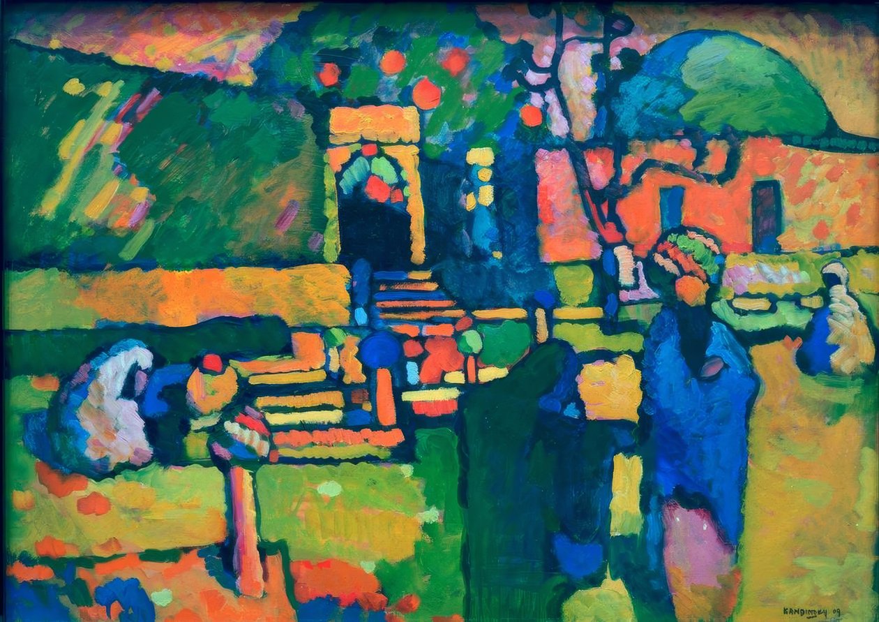Cmentarz arabski | Wassily Kandinsky | Wydruk artystyczny