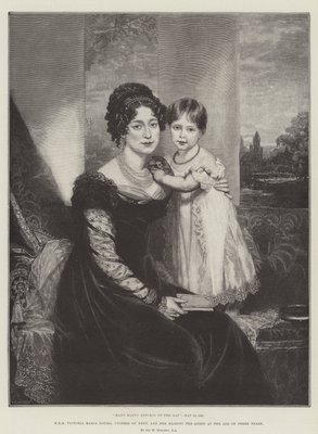 JKW Victoria Maria Louisa, księżna Kentu i Jej Królewska Mość Królowa w ...